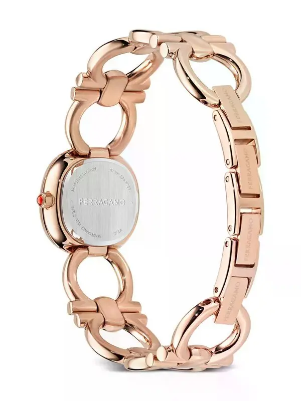 FERRAGAMO Double Gancini Bracelet Watch - Grey