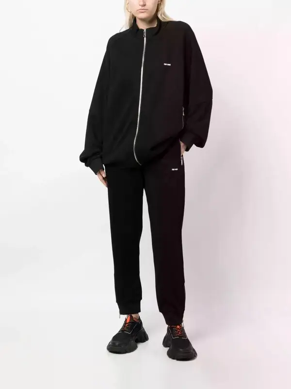 TEAM WANG DESIGN Logo-embroidered Track Jacket