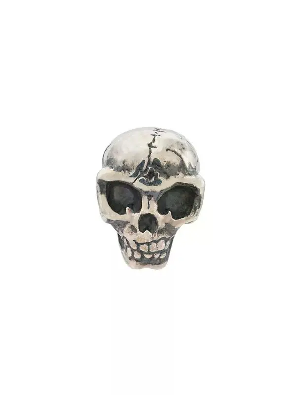 Yohji Yamamoto Skull Single Earring - Silver