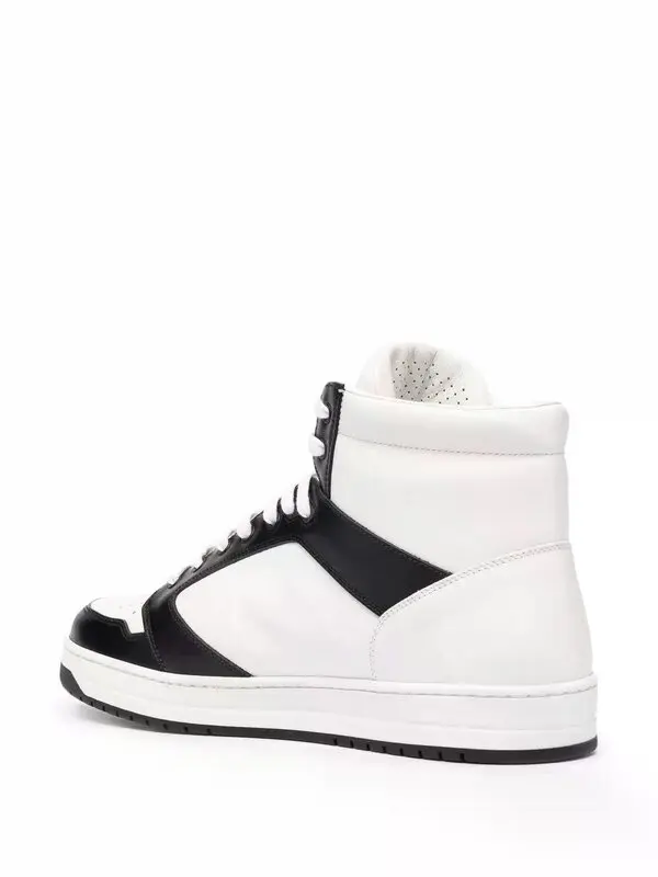 Prada Triangle-logo Contrast-trim Sneakers