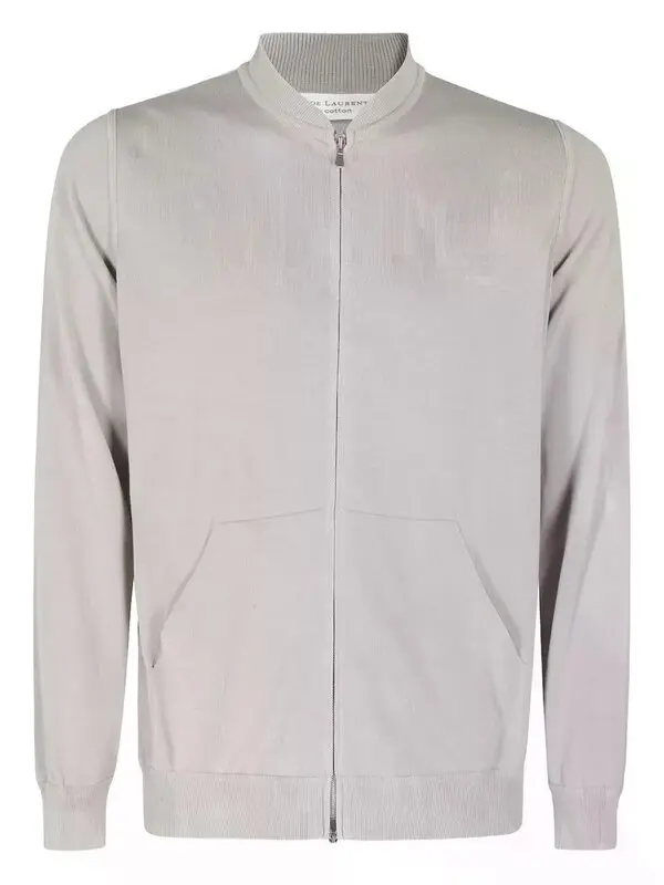 FILIPPO DE LAURENTIIS Stand-collar Zip-up Cardigan