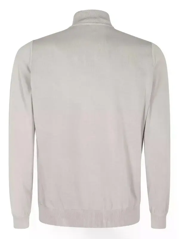 FILIPPO DE LAURENTIIS Stand-collar Zip-up Cardigan