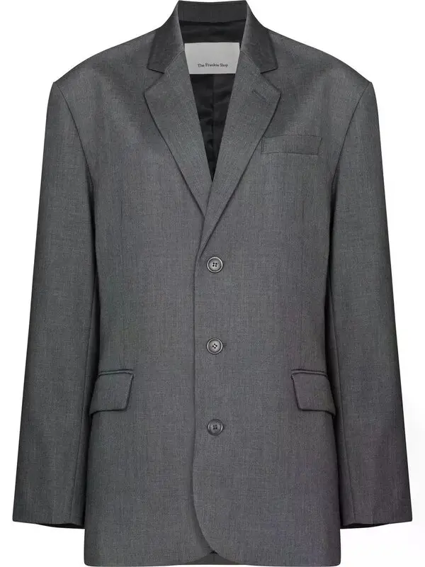 THE FRANKIE SHOP Gelso Oversized Blazer - Grey