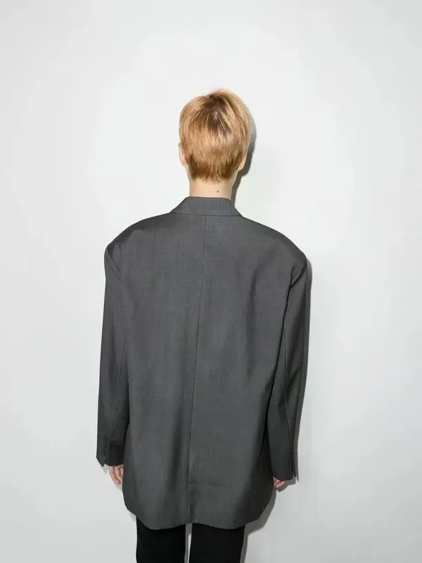 THE FRANKIE SHOP Gelso Oversized Blazer - Grey