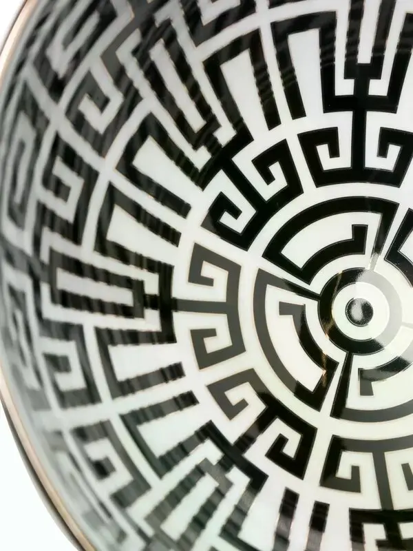 GINORI 1735 Labirinto Nero Bowl 11 Cm