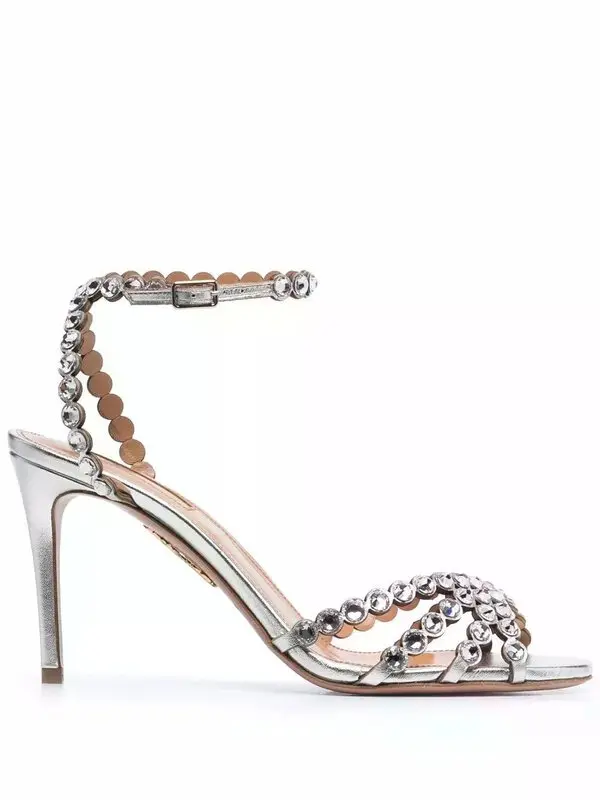 AQUAZZURA Crystal-embellished Tequila Sandals