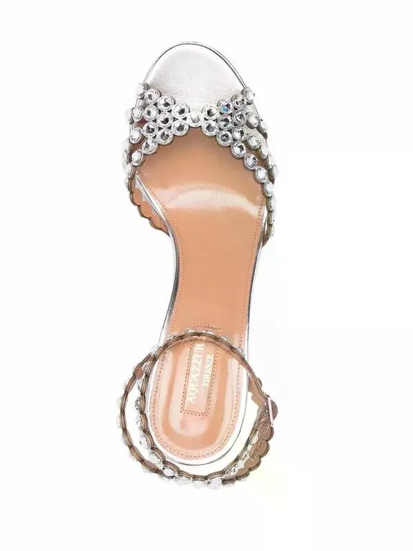 AQUAZZURA Crystal-embellished Tequila Sandals