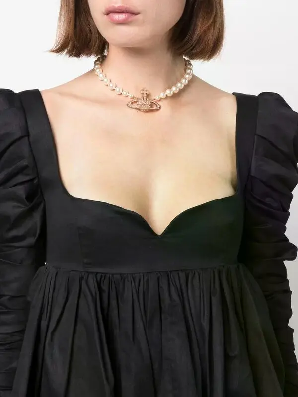 VIVIENNE WESTWOOD Orb Charm Necklace - White