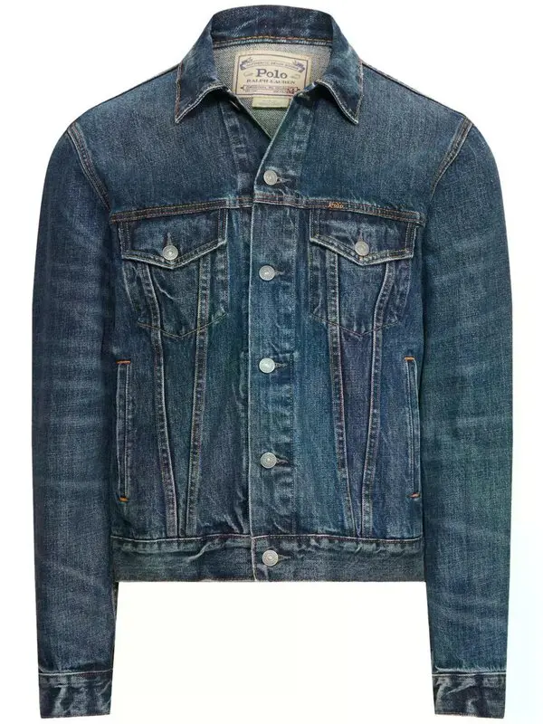 Polo Ralph Lauren Classic-collar Cotton Denim Jacket - Blue