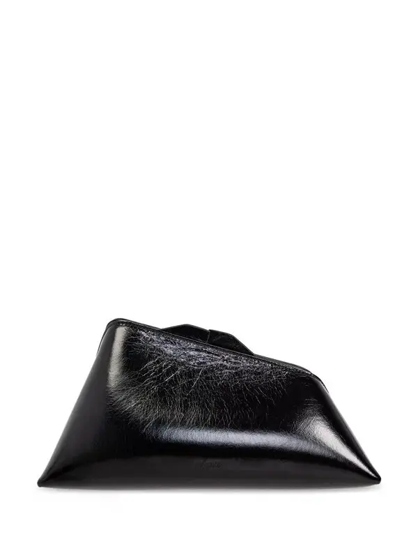 Attico 8.30pm Clutch Bag - Black