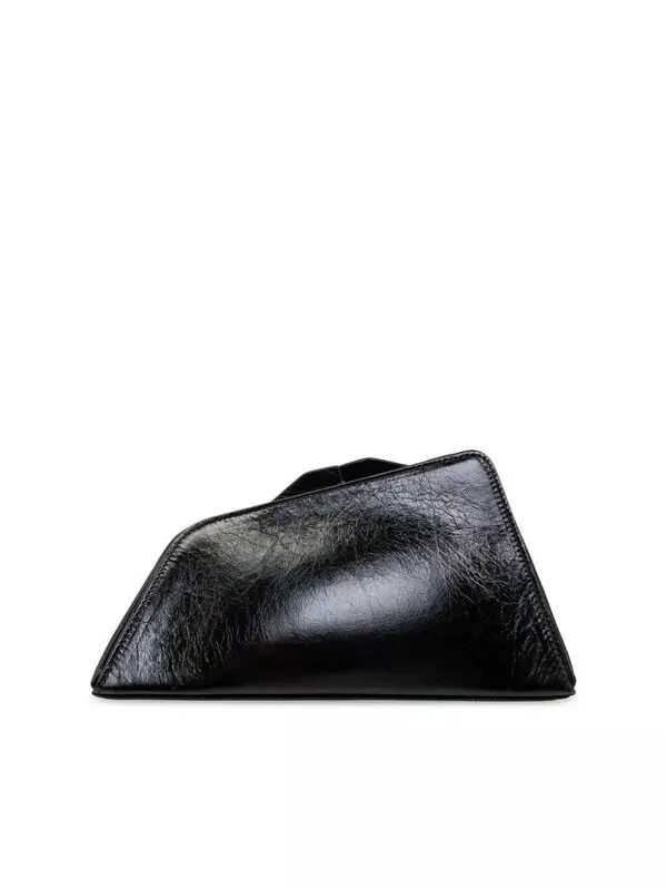 Attico 8.30pm Clutch Bag - Black