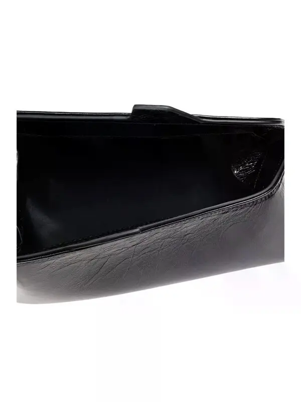 Attico 8.30pm Clutch Bag - Black
