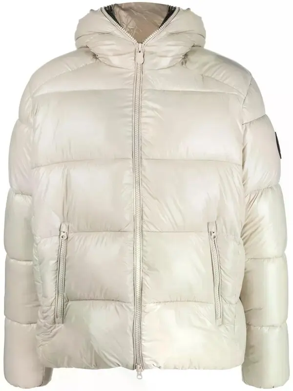SAVE THE DUCK Logo-patch Puffer Jacket