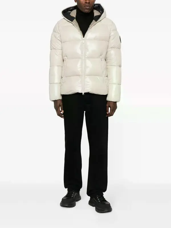 SAVE THE DUCK Logo-patch Puffer Jacket