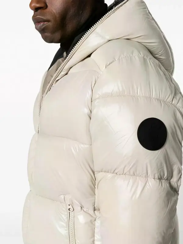 SAVE THE DUCK Logo-patch Puffer Jacket