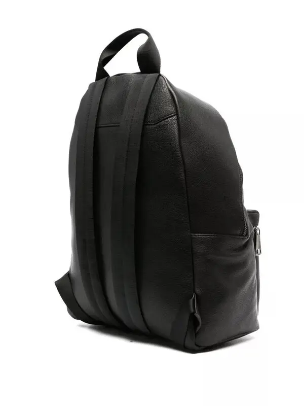 Roberto Cavalli Mirror Snake-plaque Leather Backpack