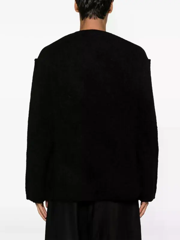 Yohji Yamamoto Asymmetrical Neck Drop Shoulder Jumper