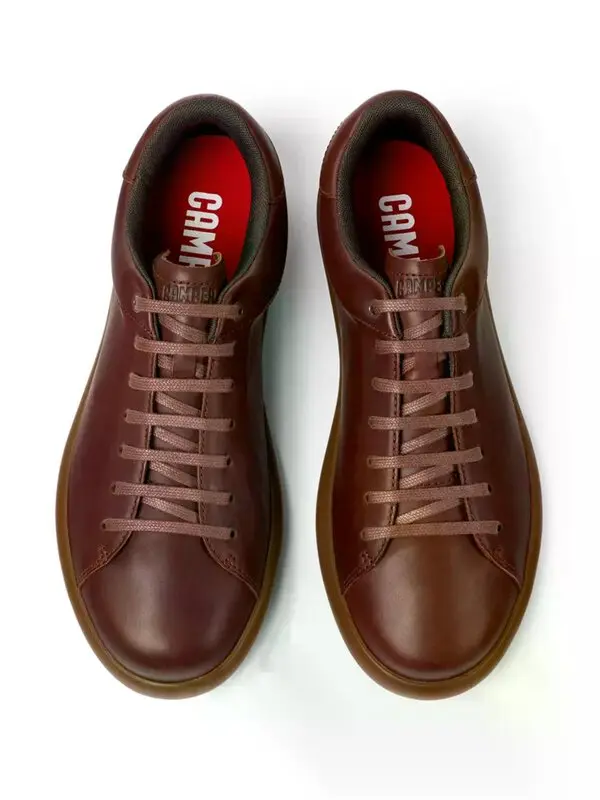 Camper Pelotas Soller Leather Lace-up Sneakers - Brown