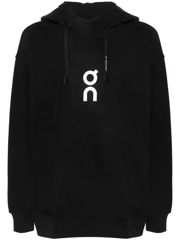 On Monogram-print Hoodie