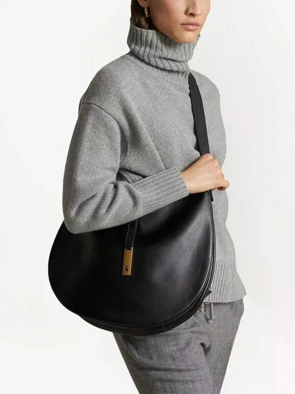 Polo Ralph Lauren Large Shoulder Bag - Black