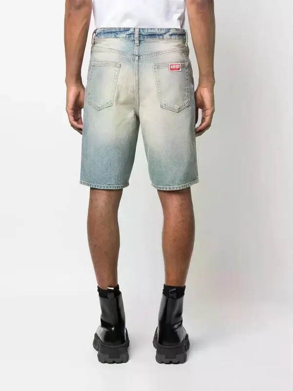 Kenzo Knee-length Denim Shorts