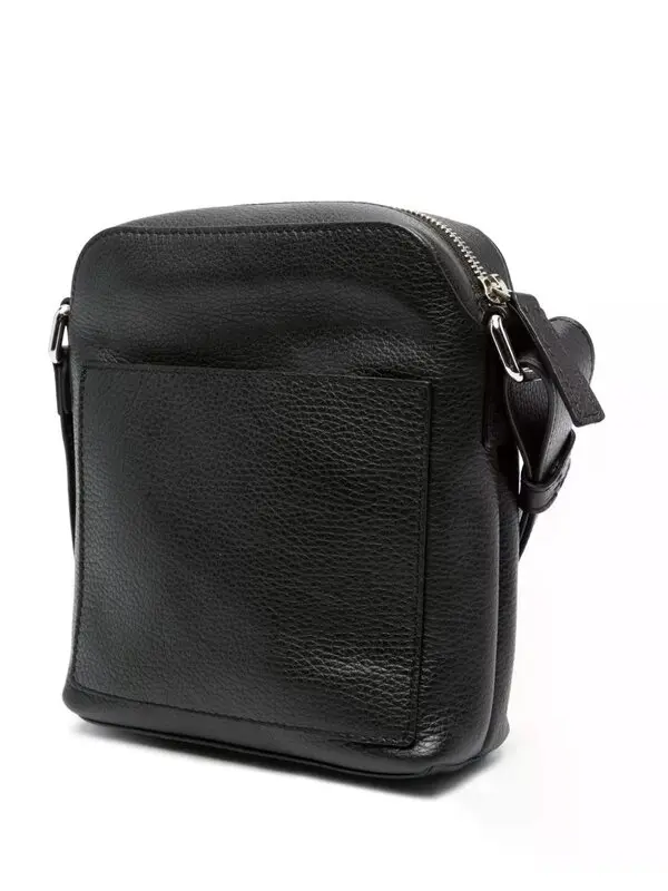 Orciani Mini Micron Leather Messenger Bag