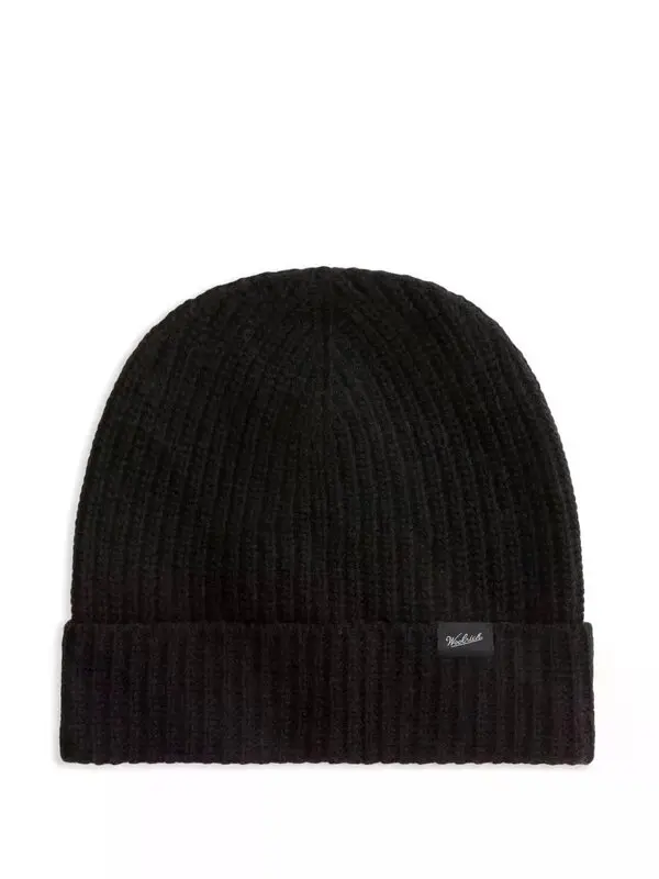 Woolrich Ribbed-knit Beanie - Black