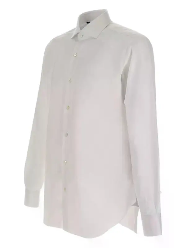 BARBA NAPOLI Cotton Shirt - White