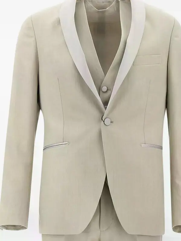 Tagliatore Wool Suit - Neutrals