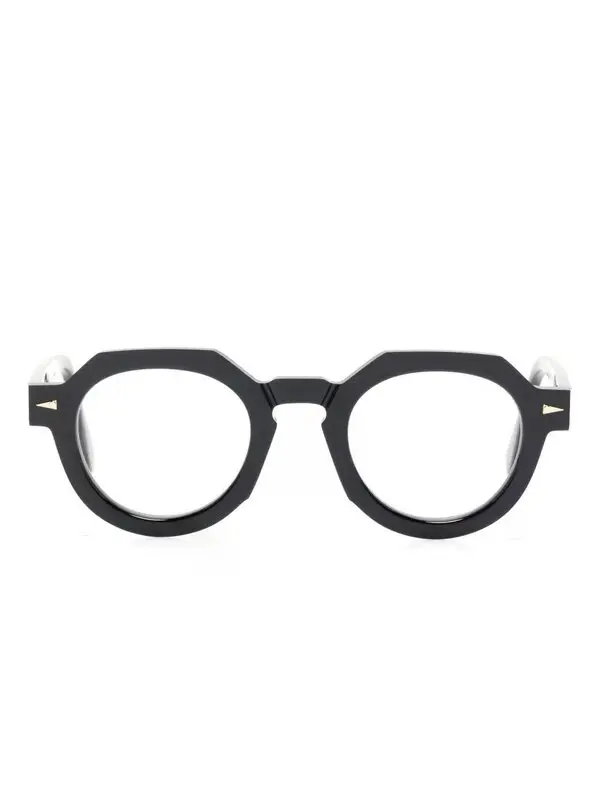 AHLEM Petits Champs Round-frame Glasses - Black