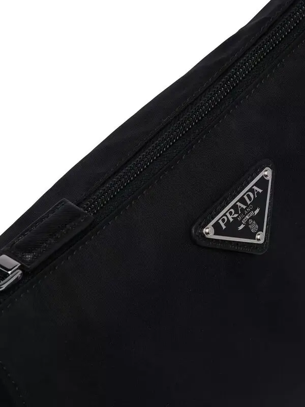 Prada Re-nylon And Saffiano Leather Pouch