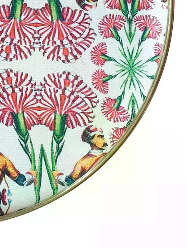 LES-OTTOMANS Patch Nyc Circular Tray