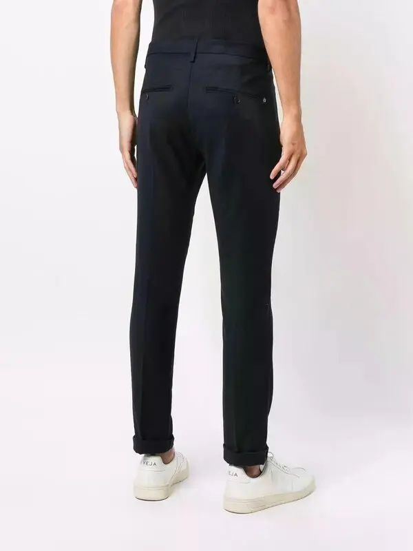 DONDUP Straight-leg Virgin Wool Trousers