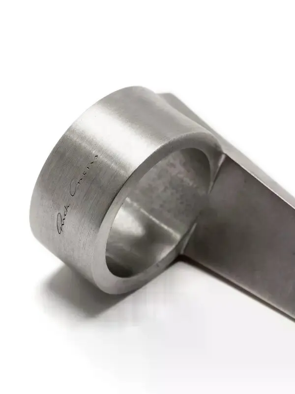 Rick Owens Tone Logo Ring