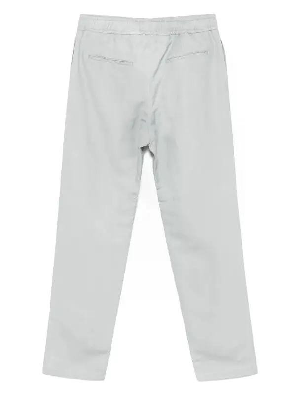 Canali Slub-texture Trousers - Blue