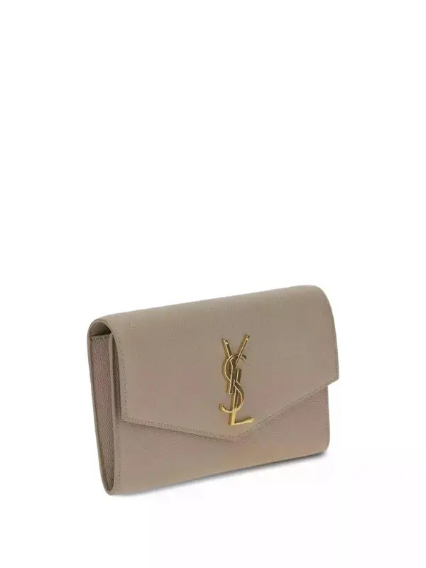 Saint Laurent Uptown Envelope Clutch - Neutrals