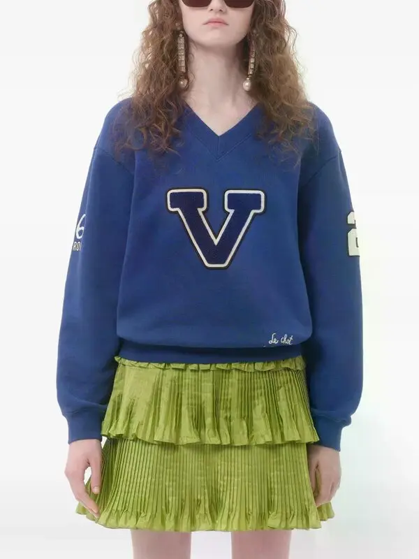 Valentino Garavani Embroidered Cotton Sweatshirt