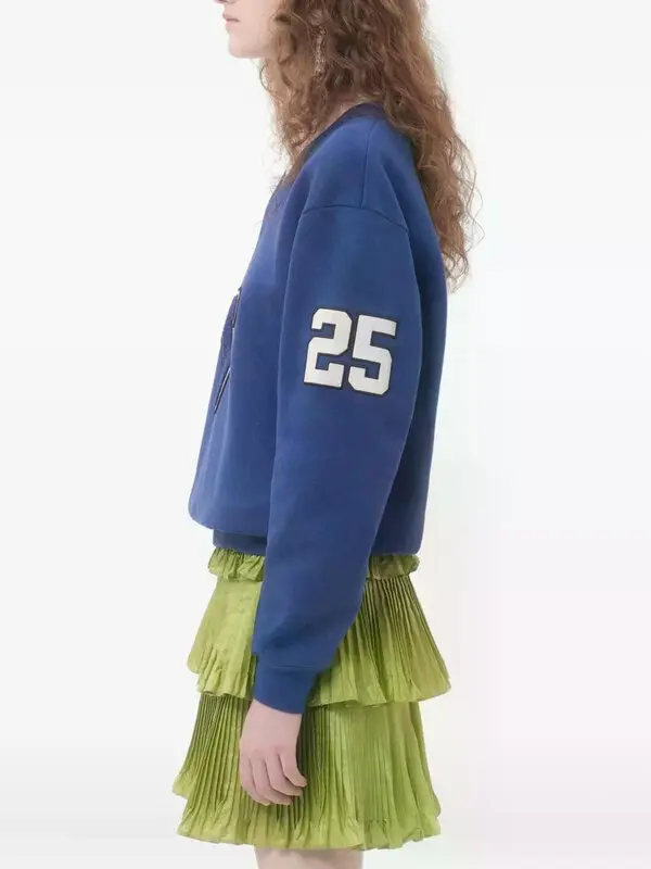 Valentino Garavani Embroidered Cotton Sweatshirt
