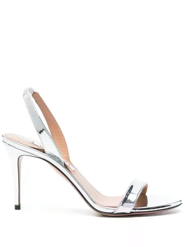 AQUAZZURA So Nude 85mm Slingback Sandals