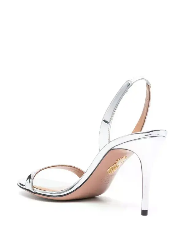 AQUAZZURA So Nude 85mm Slingback Sandals
