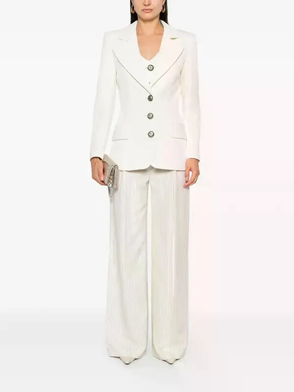 MITILIANE COUTURE Pinstriped Twill Weave Blazer