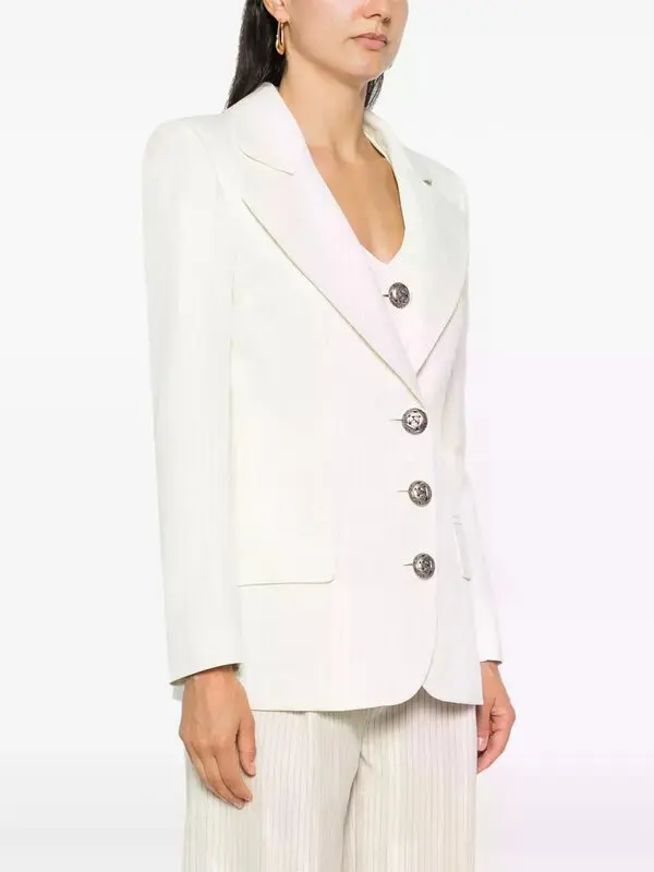 MITILIANE COUTURE Pinstriped Twill Weave Blazer