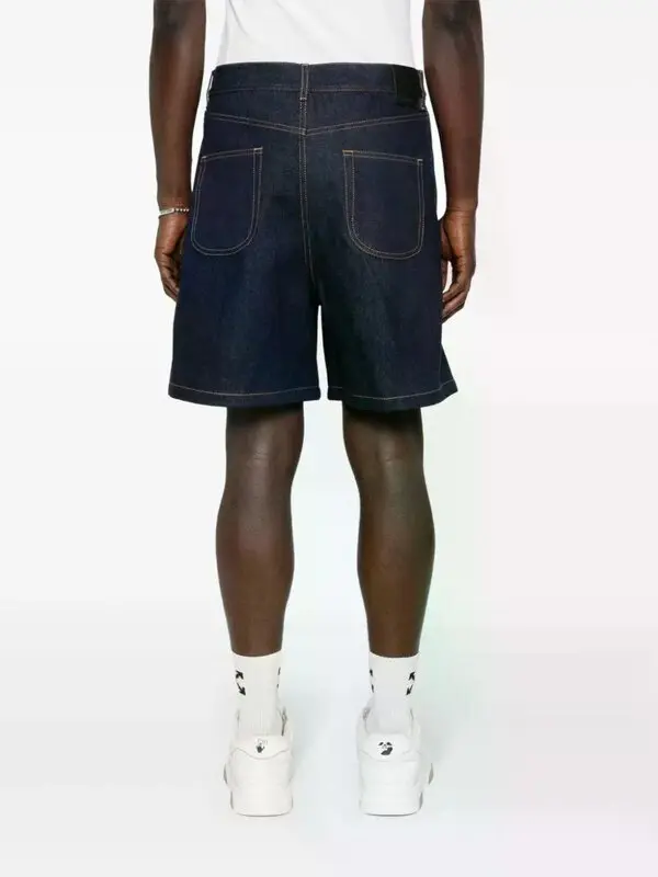 Off-White 90s Logo Denim Shorts