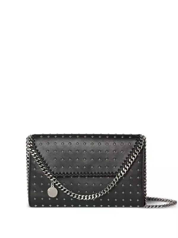 Stella McCartney Falabella Star Studs Crossbody Bag - Black