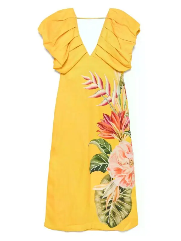 Farm Rio Spring Awakening Midi Dress
