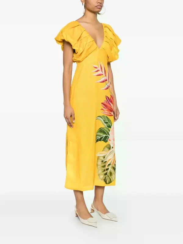 Farm Rio Spring Awakening Midi Dress
