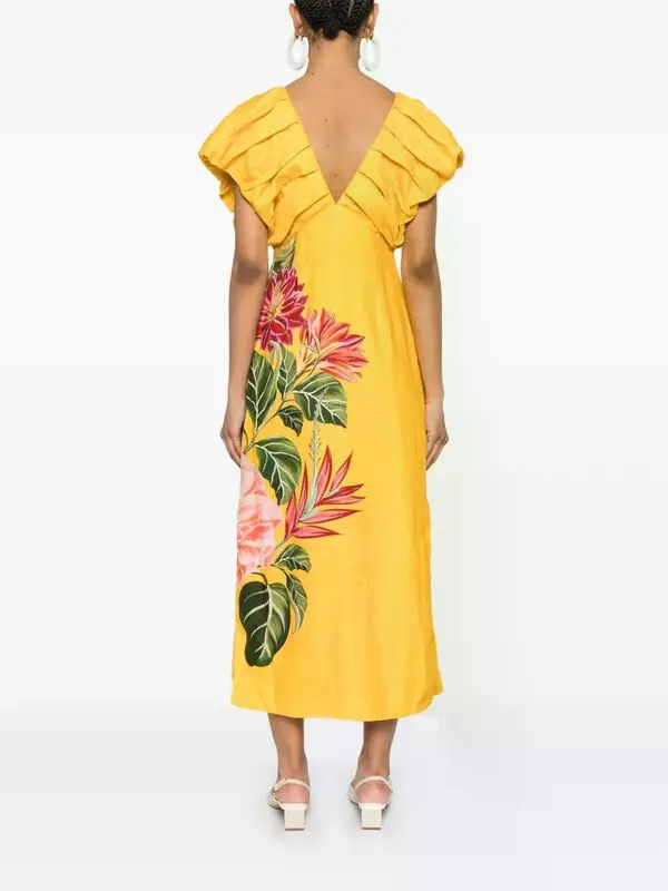 Farm Rio Spring Awakening Midi Dress