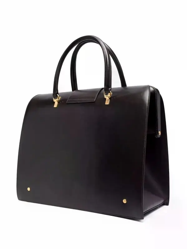 Thom Browne Structured Box Bag - Brown