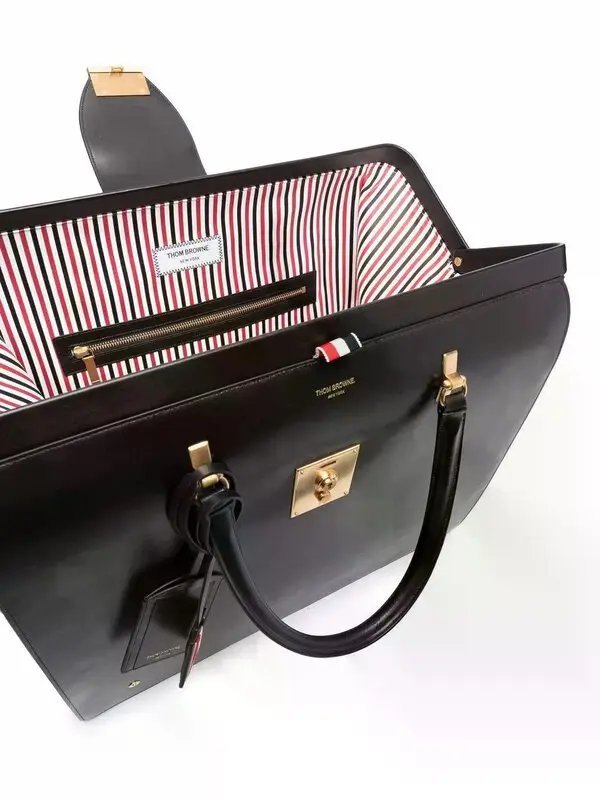 Thom Browne Structured Box Bag - Brown