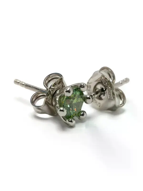 D'HEYGERE Double Solitaire Stud Earring